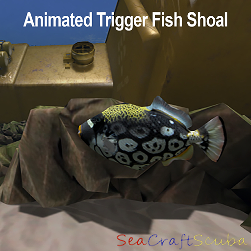 Second Life Marketplace - Trigger Fish Shoal Animated